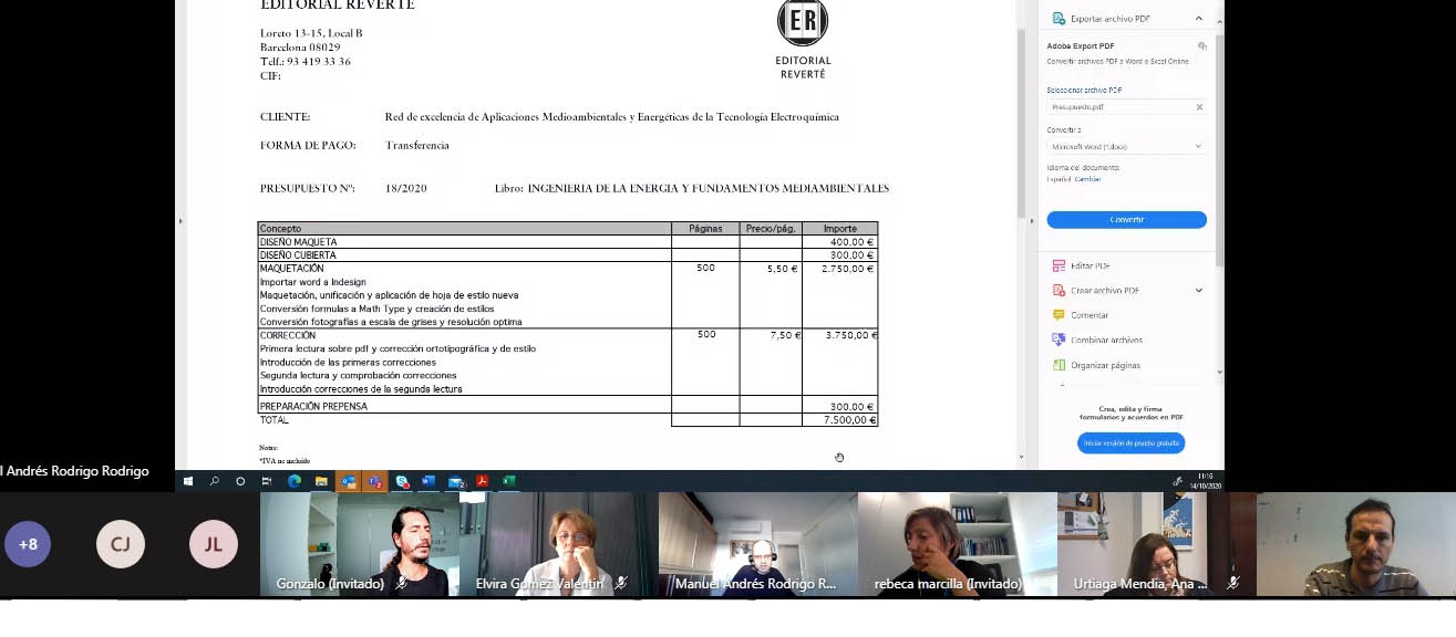 5ª Reunión de coordinación de la 2ª Red E3TECH – E3TECH-PLUS